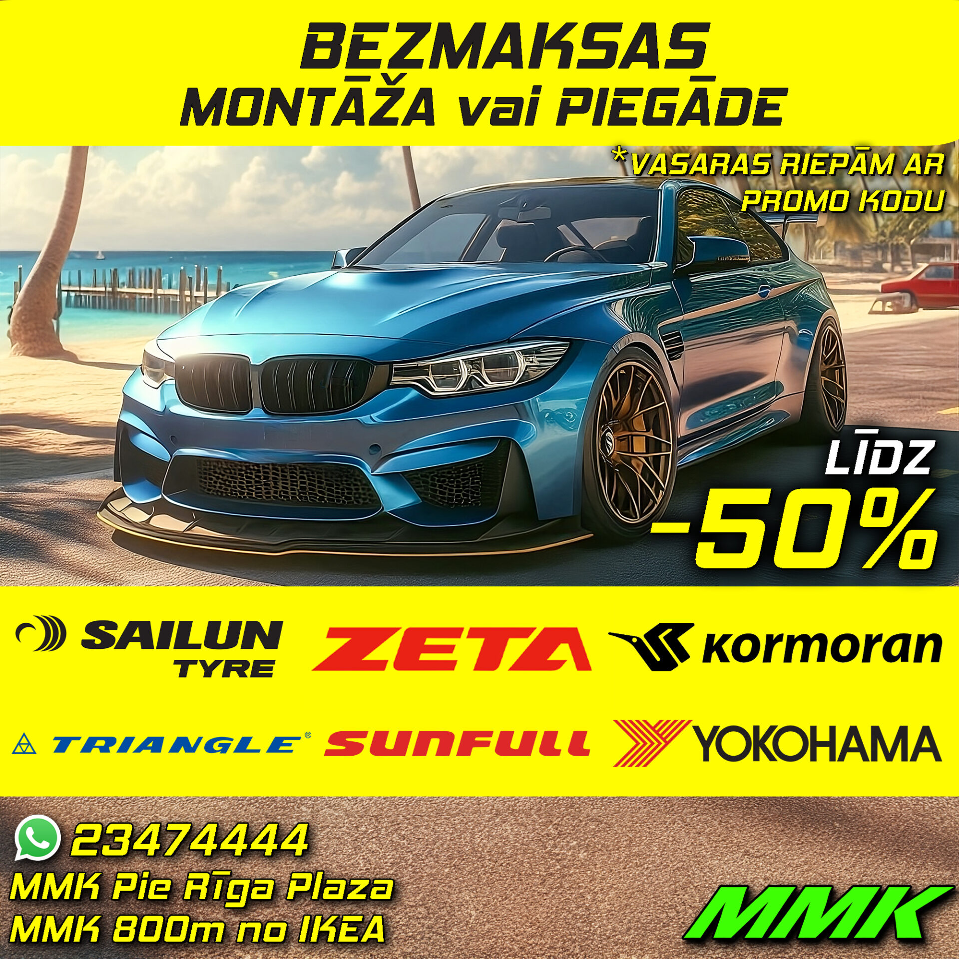 Jaunas Vasaras Riepas - 50 000+ riepu uz vietas