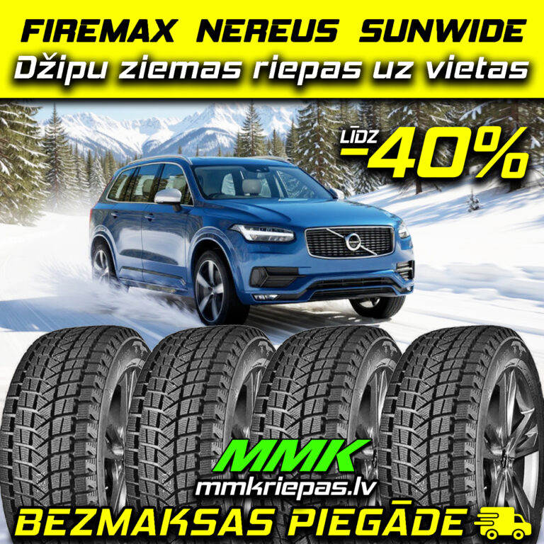 Jaunas Riepas – Auto Riepas Par Labāko Cenu • MMK Riepas